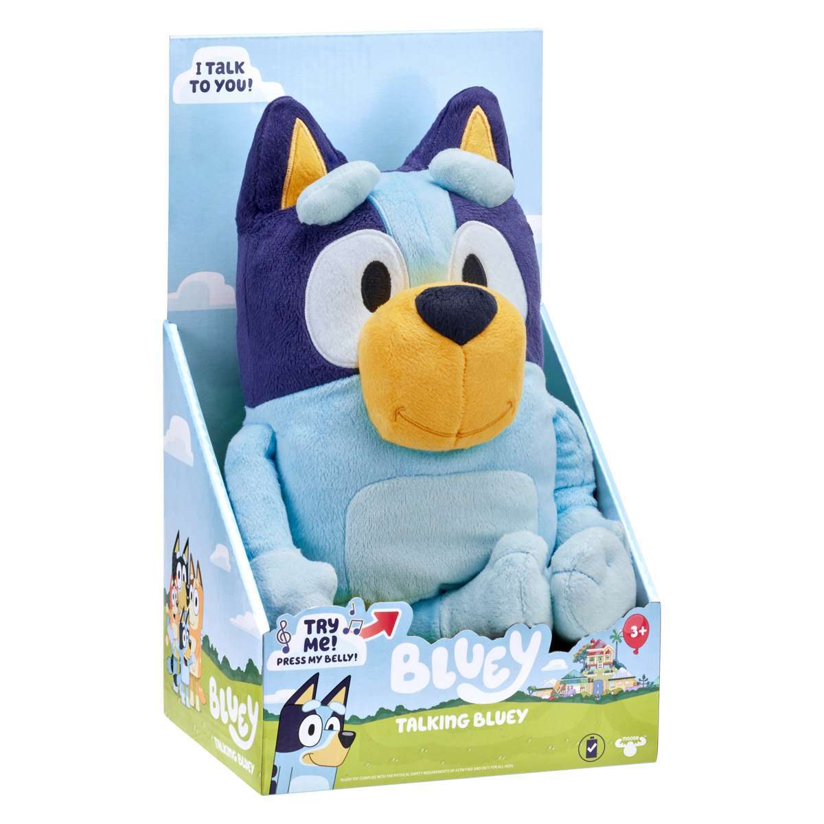 Bluey Talking Bluey Plush Soft Toy | Totally Toys Ireland
